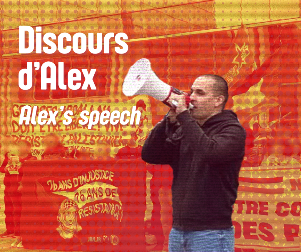 Discours d'Alex à sa sortie du tribunal / Alex's speech (FR/EN) - La ...