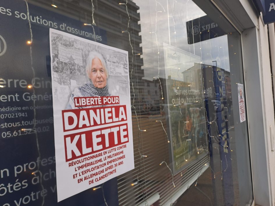 Liberté pour Daniela Klette ! - La Cause du Peuple